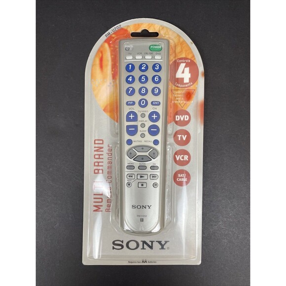 Sony | Other | Sony Multi Brand Remote Commander Rmv22 Dvd Tv Vcr Sat ...